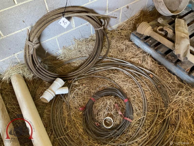 Lot 46 - Qty Wire Ropes | AuctionsPlus