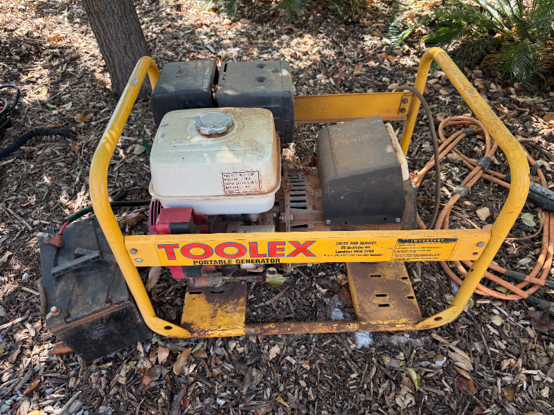 Lot 141 - Toolex Portable Generator | AuctionsPlus