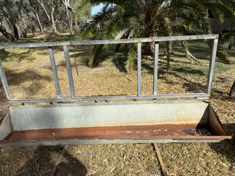 Lot 145 - Steel Grain Trough | AuctionsPlus