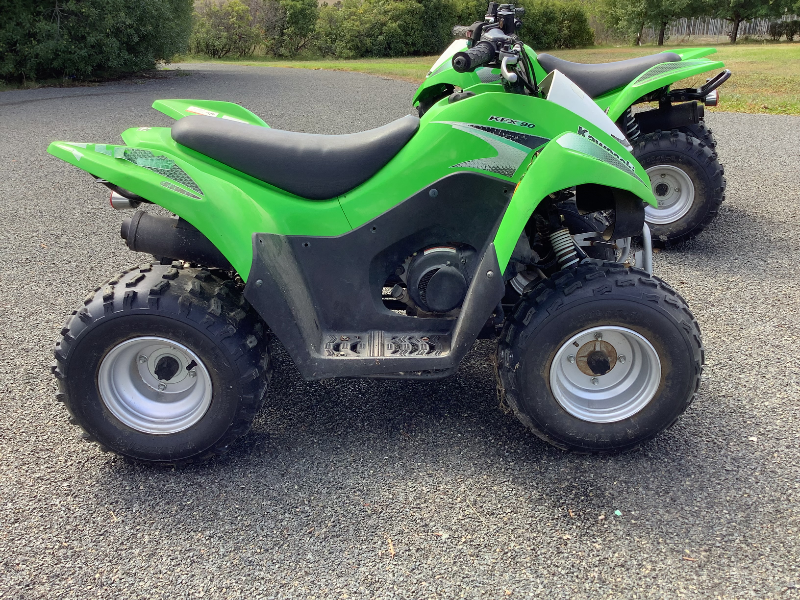 Lot 19 - Kawasaki KFX90 Kids Quad Bike 90cc - A | AuctionsPlus
