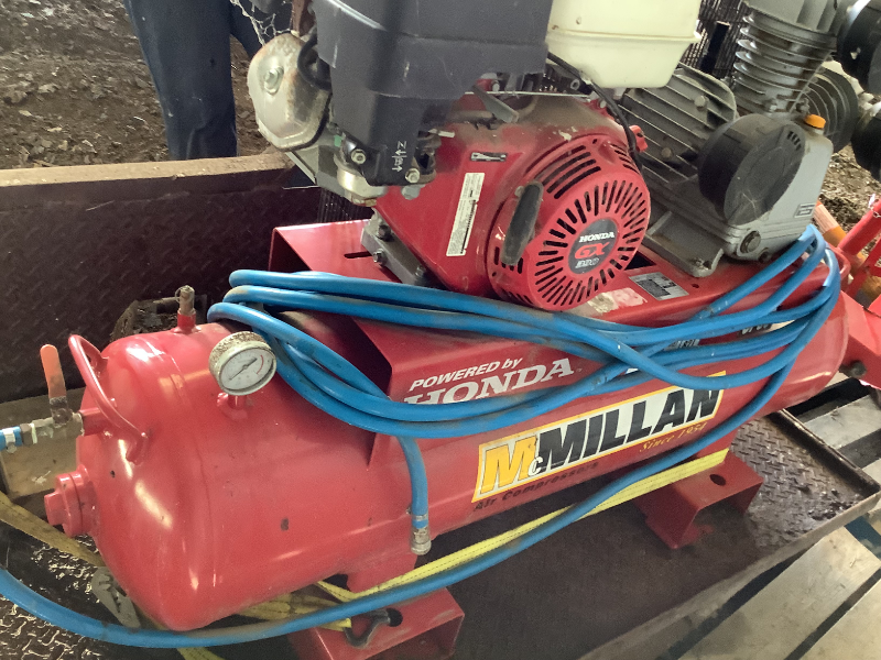 Honda Powered Millan Air Compressor | AuctionsPlus