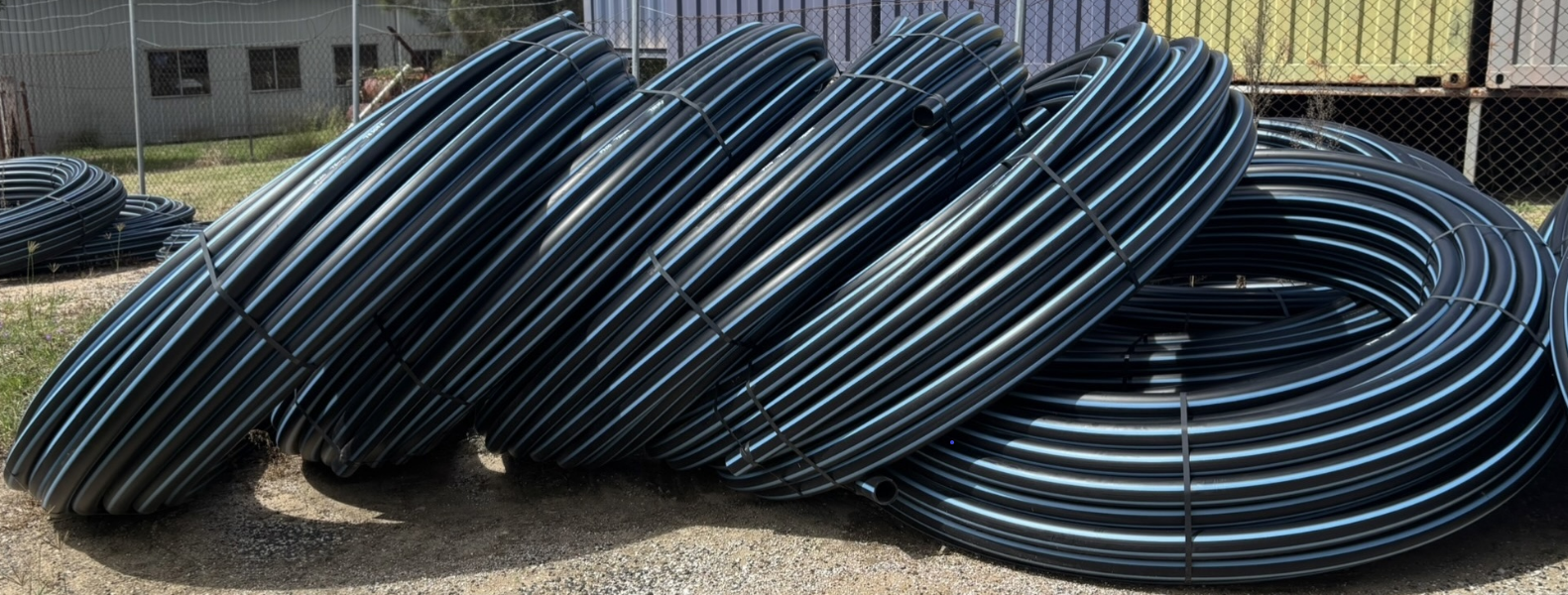 Lot 163 - PIPE B/LINE PE100 SDR21 PN8 75MMX200M VIPE 1 ROLL | AuctionsPlus