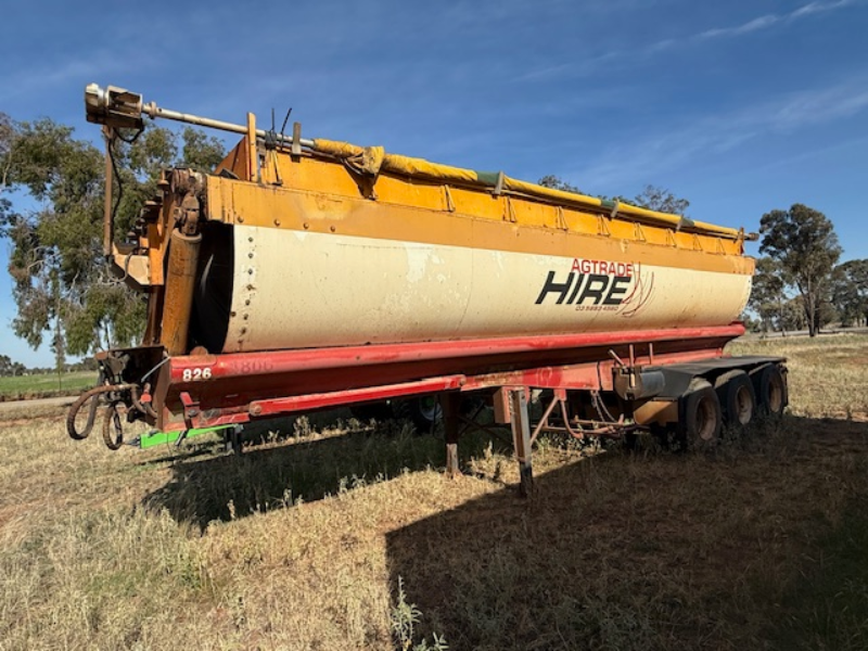 Lot 6 - UNITED BTS SIDE TIPPER TRAILER | AuctionsPlus