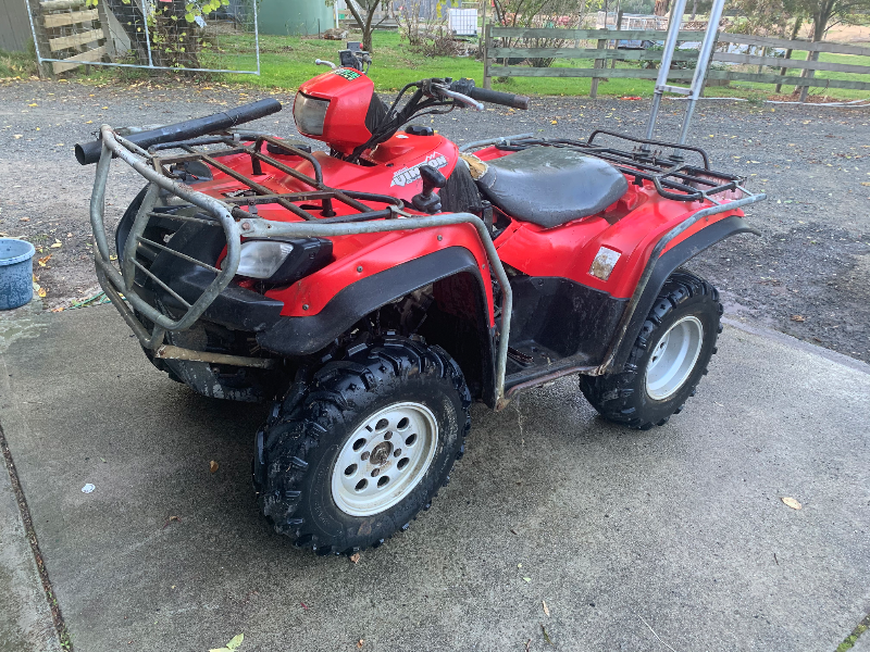 Lot 28 - Suzuki Vison Quadrunner motor bike | AuctionsPlus