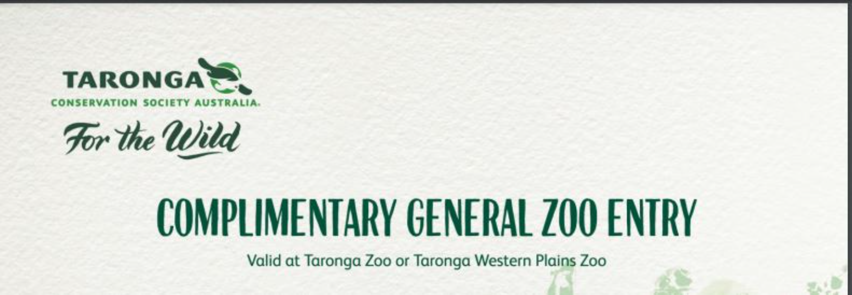 Lot 41 - Taronga Zoo Family Pass | AuctionsPlus