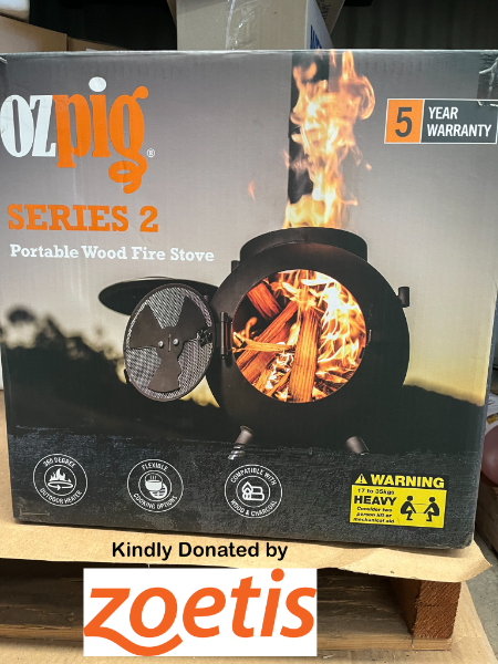 Lot 15 - Zoetis - Oz Pig Portable Wood Fire Stove | AuctionsPlus