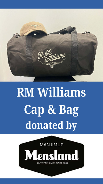 RM WILLIAMS CAP & BAG | AuctionsPlus