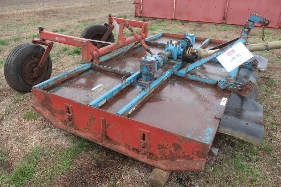 Lot 23 - Berends 10ft Grass Topper / Slasher with twin depth wheels ...