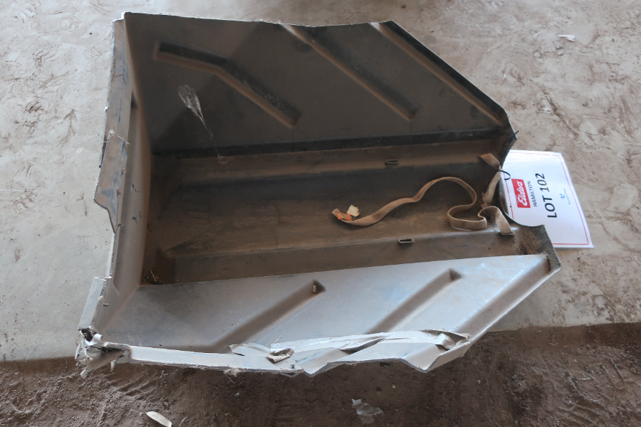 Lot 102 - Poly Grain Hopper modified | AuctionsPlus