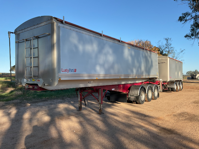 Lot 11 - LustyEms B-Double Stag Tippers | AuctionsPlus