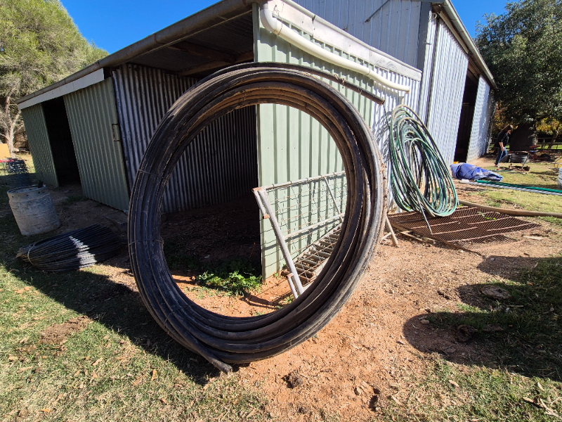 Lot 40 - Roll 1 3/4' Poly Pipe | AuctionsPlus