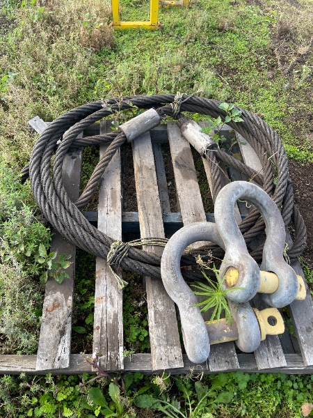 Lot 6 - 50ML CABLE WITH SHACKLES | AuctionsPlus