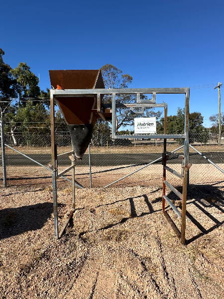 Lot 125 - Homemade Concrete Hopper | AuctionsPlus