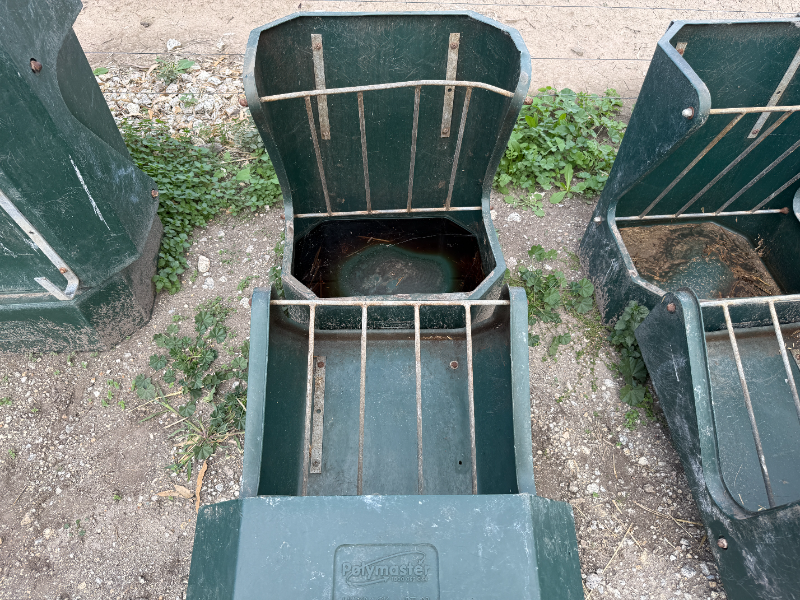 2 Polymaster Hay Feeders | AuctionsPlus