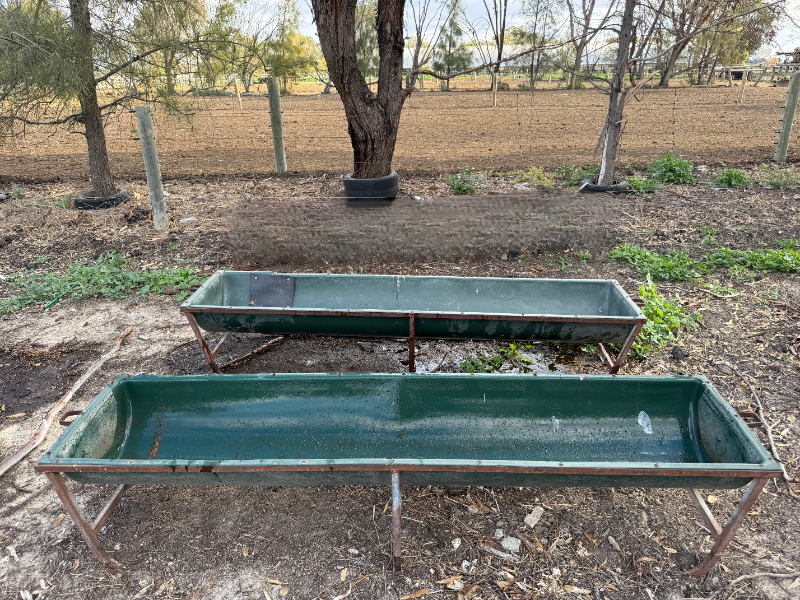 Lot 75 - 2 x 2400mm Polymaster Grain Trough | AuctionsPlus