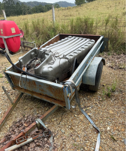 400L Diesel Pod with Trailer | AuctionsPlus