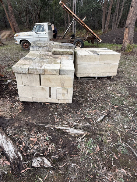 Lot 322 - Mt Gambier Stone Ashlers & Lintels | AuctionsPlus