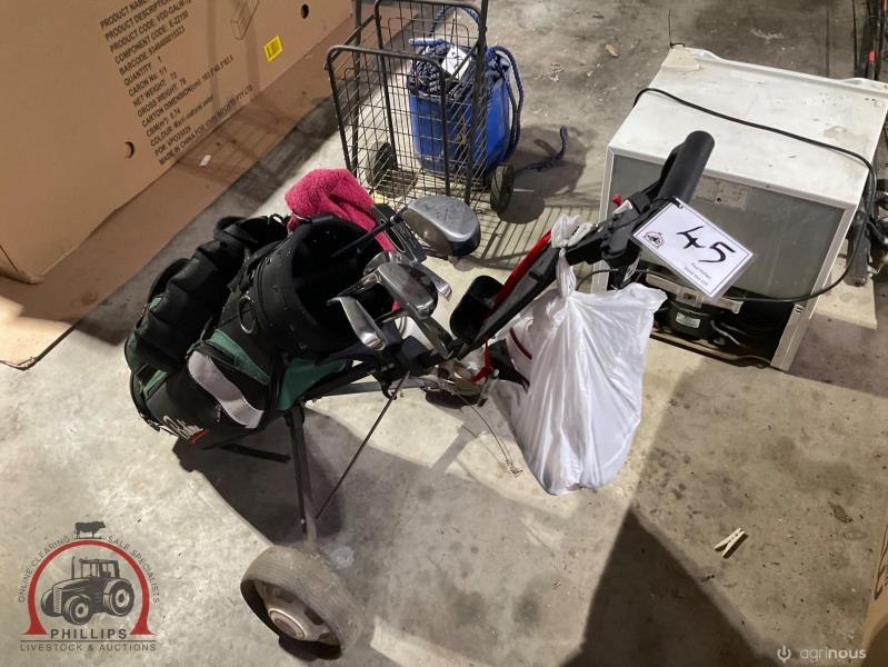 Lot 45 - Proline Golf Caddy/Trolley | AuctionsPlus