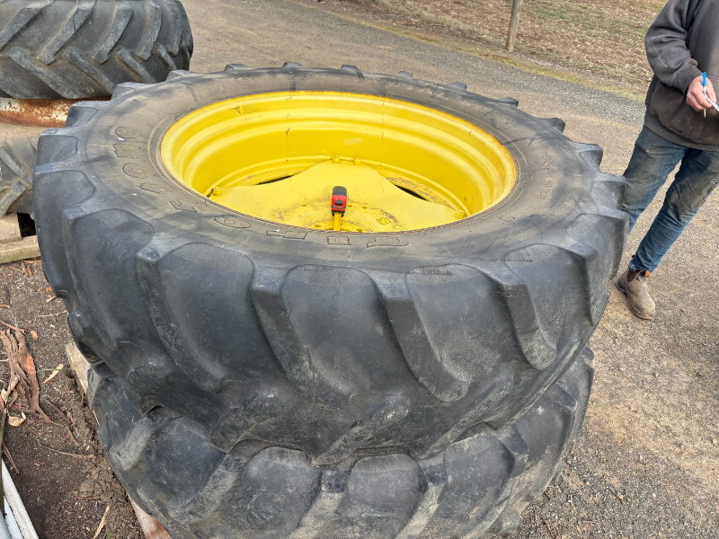 Lot 28 - John Deere Tyres and Rims | AuctionsPlus
