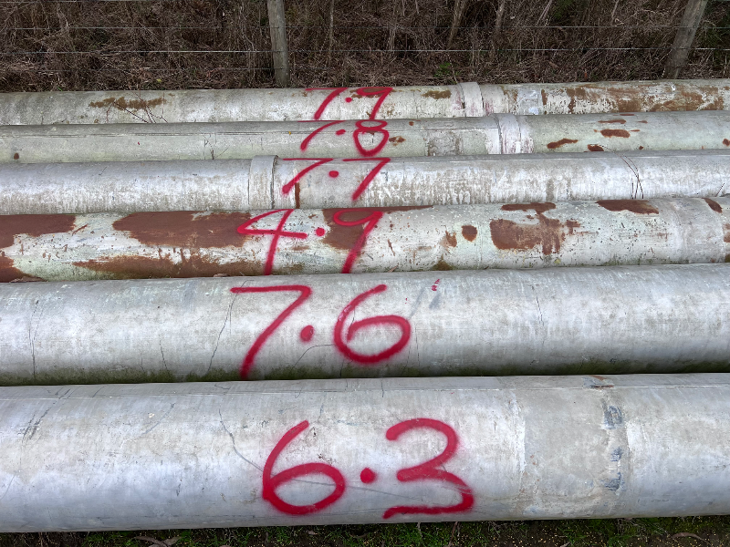 Lot 134 - HD STEEL CULVERT PIPES 6.3M | AuctionsPlus