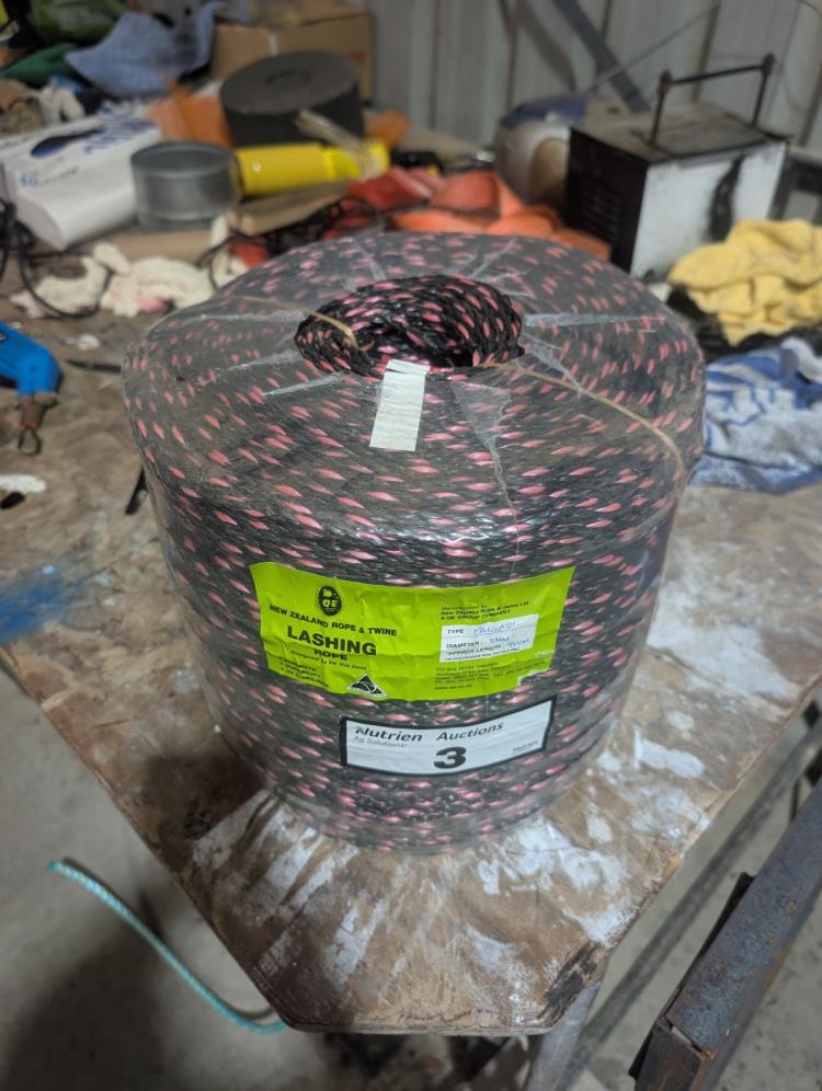 Lot 4 - 2x Lashing Rope - 5mm x 900m | AuctionsPlus