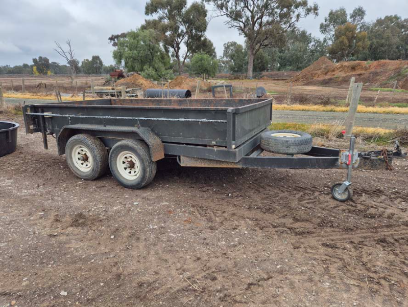 Lot 7 - 12.6ft x 6ft Tip Trailer | AuctionsPlus