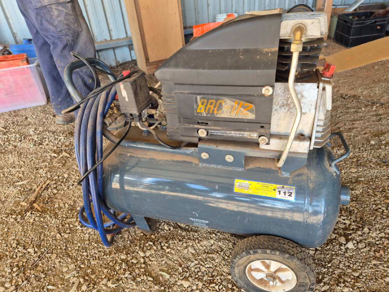 Lot 58 - Black Ridge BRC-112 Air Compressor | AuctionsPlus