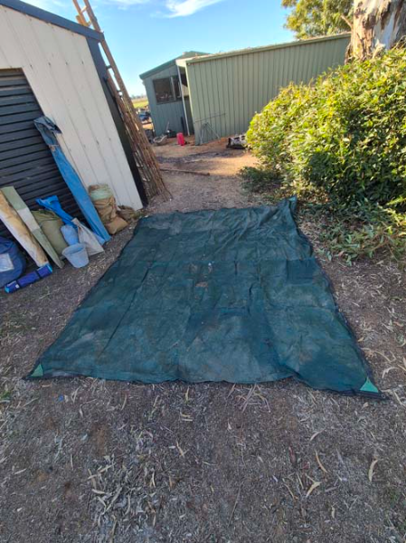Lot 166 - 3m x 3m Shade Cloth | AuctionsPlus