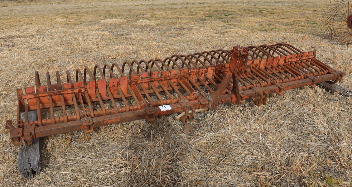 Lot 9 - 3PL stick rake 12ft | AuctionsPlus