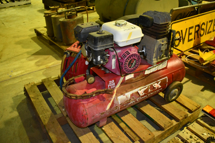Lot 111 - Toolex 20P air compressor | AuctionsPlus