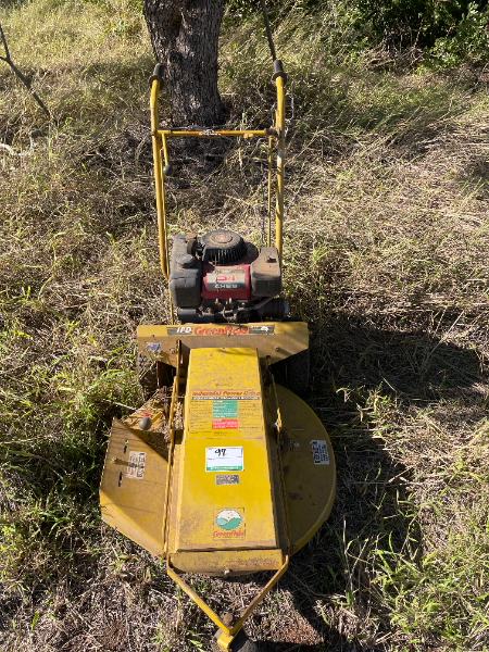 Lot 97 - Greenfield push mower, model IPD, 28'' cut, 8.5hp B & S engine ...