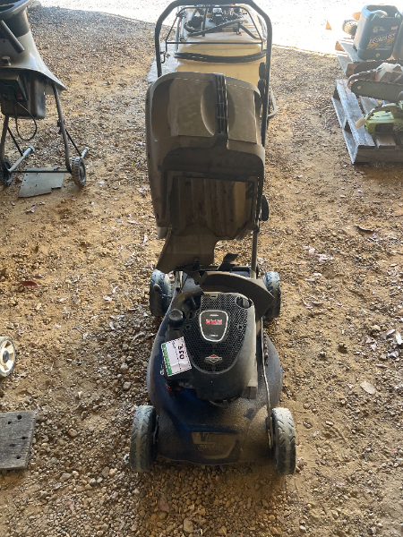 Lot 350 - Victa self propelled hand mower and catcher, runs. | AuctionsPlus