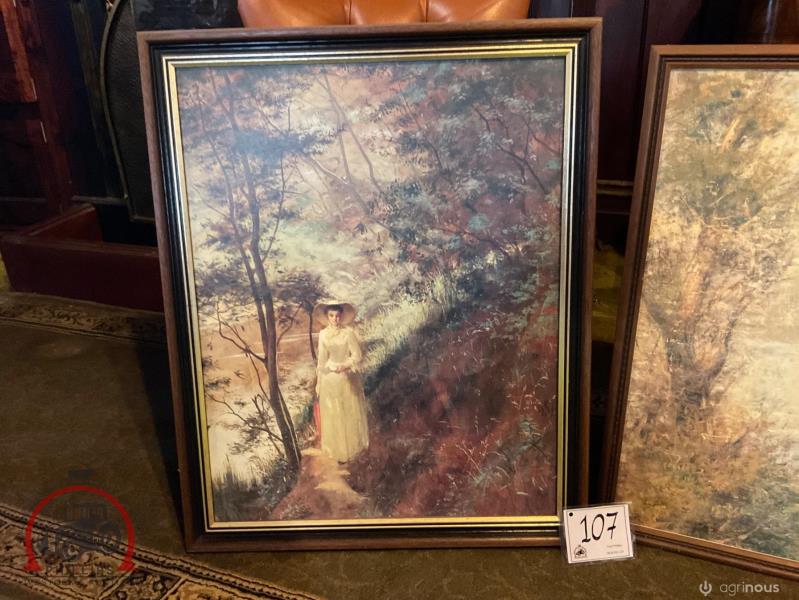 Lot 107 - 2 x McCubbin Prints, Golden Sunlight & The Letter | AuctionsPlus