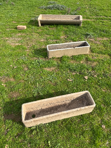 Lot 155 - Qty Concrete Water Troughs | AuctionsPlus