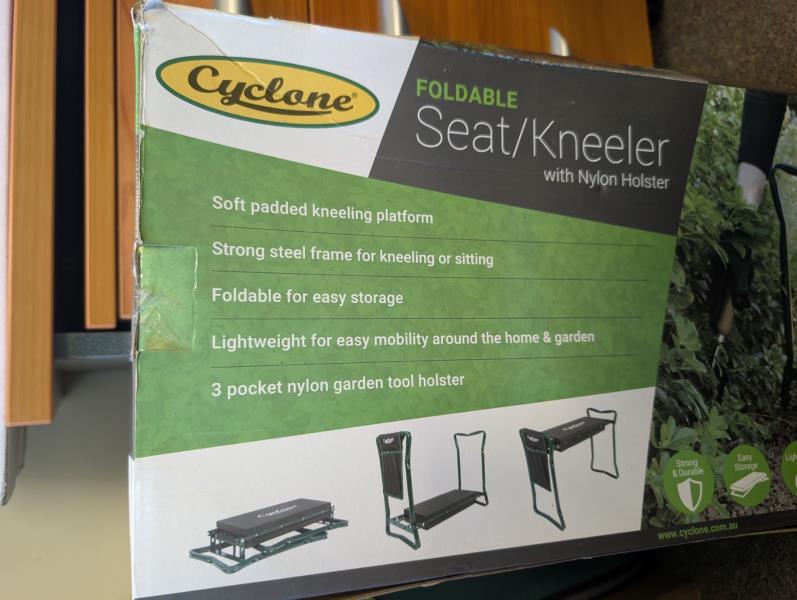 Lot 7 - Cyclone Foldable Seat/Kneeler for Gardening | AuctionsPlus