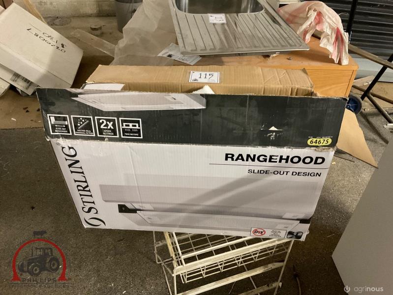 Lot 115 - Steerling Rangehood NEW | AuctionsPlus