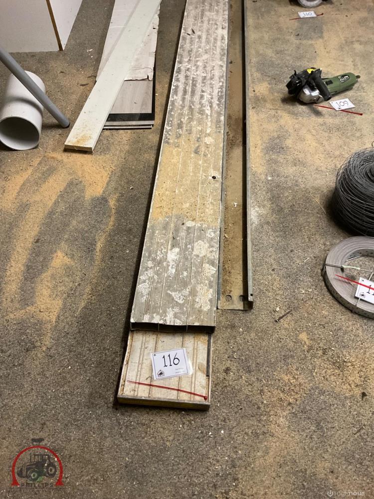 Lot 116 - Aluminum Trestle Planks | AuctionsPlus