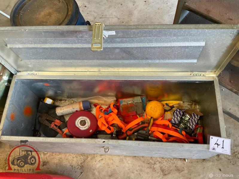 Lot 41 - Large Tool Box & Assorted Tools | AuctionsPlus