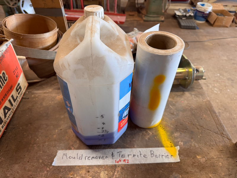 Lot 92 - Mould Remover & Termite Barrier. | AuctionsPlus