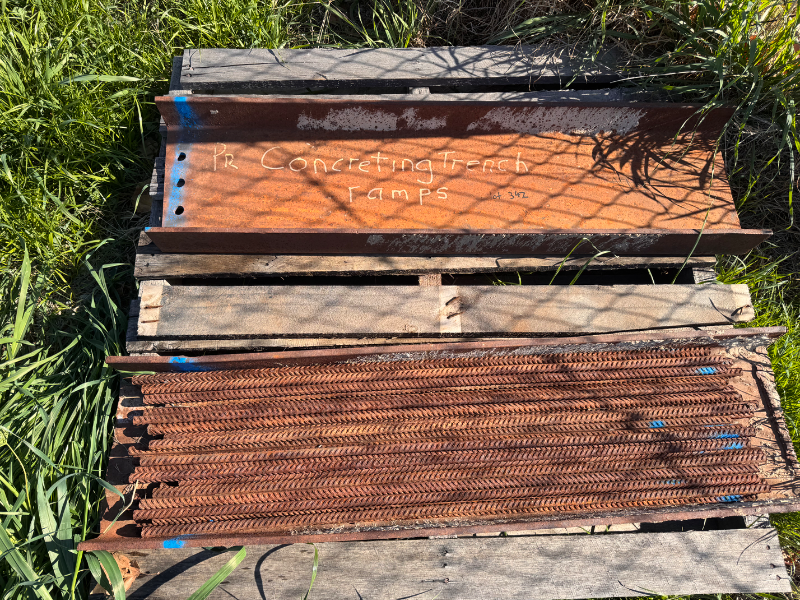 Lot 342 - Concrete Trench Ramps. | AuctionsPlus