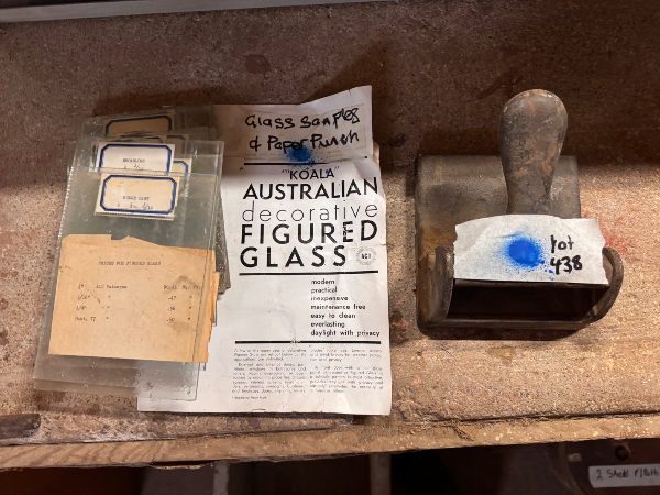 Lot 438 - Glass Samples & Paper Punch. | AuctionsPlus