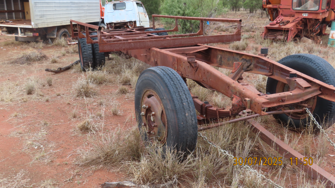 Lot 147 - Old Farm Trailer | AuctionsPlus