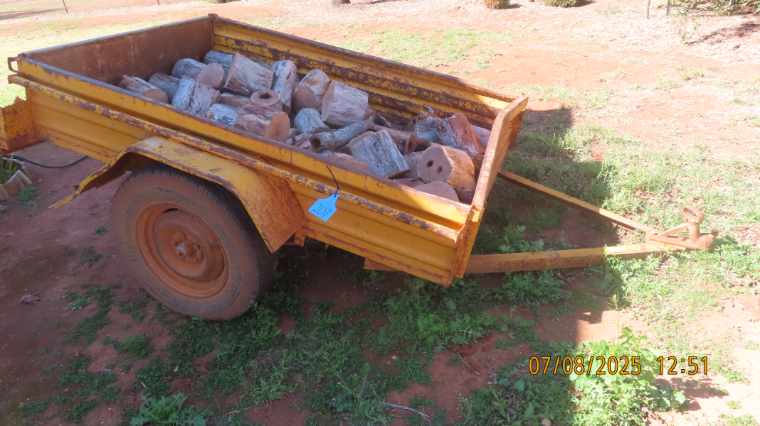 Lot 207 - Small Box Trailer | AuctionsPlus