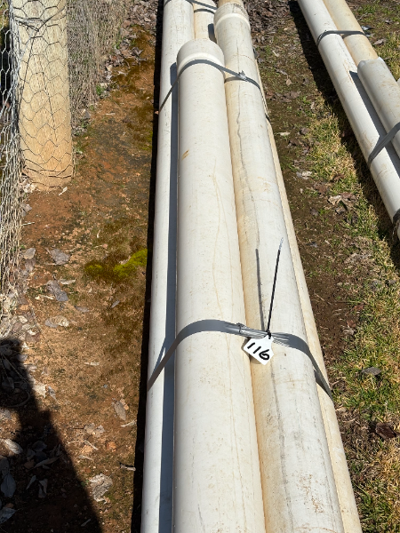 Lot 116 - 5 inch PVC pipe | AuctionsPlus