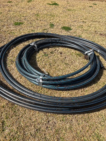 Lot 129 - 2 inch poly pipe | AuctionsPlus