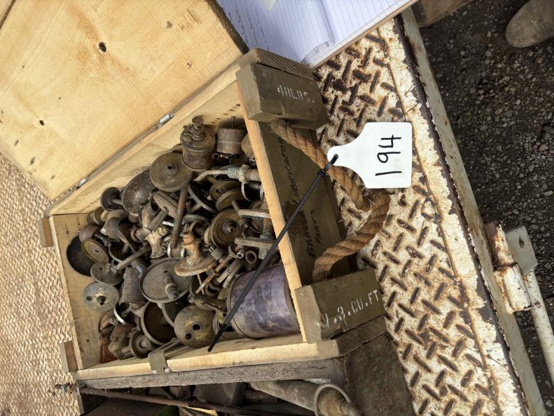 Lot 194 - 2 X Ammo Boxes of Oilers/ Spare Parts/ Oil Pots/ Grease Gun's ...