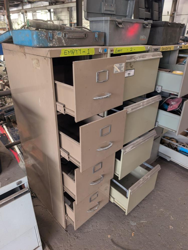 Lot 11 - 4 Drawer Filing Cabinets x2 | AuctionsPlus