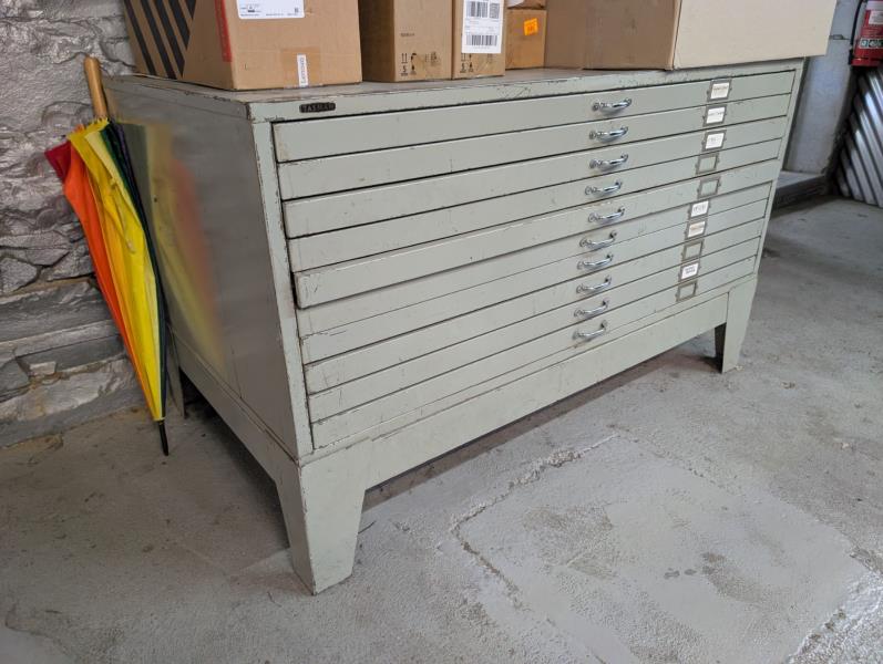Lot 70 - Tasman Steel Map Drawers | AuctionsPlus