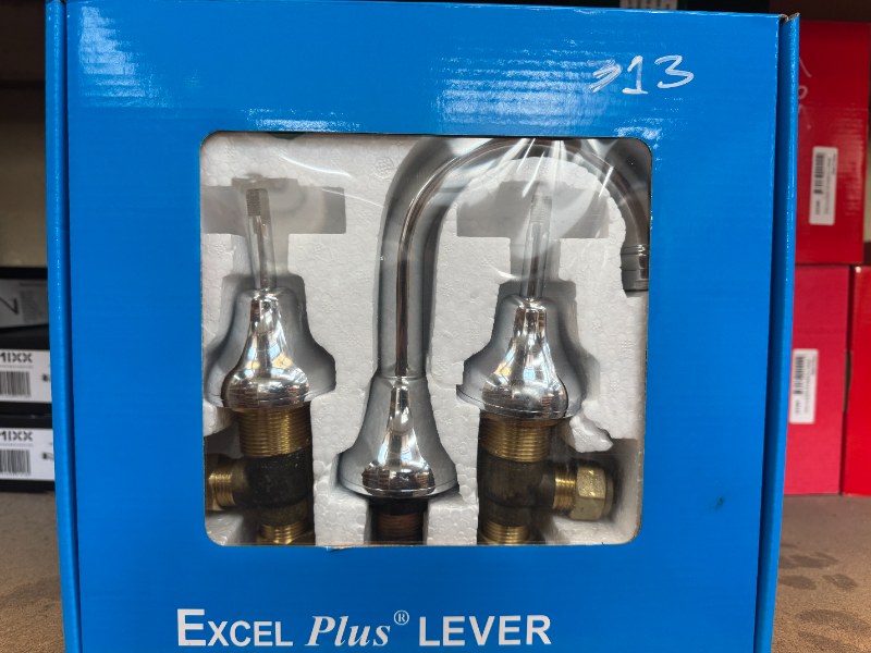 LOT 313 - Excel Lever Basin Tapware and Spout Set | AuctionsPlus