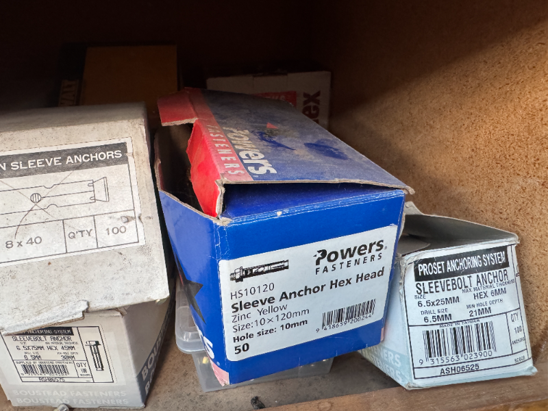 LOT 378 - Assorted Anchor Bolts | AuctionsPlus